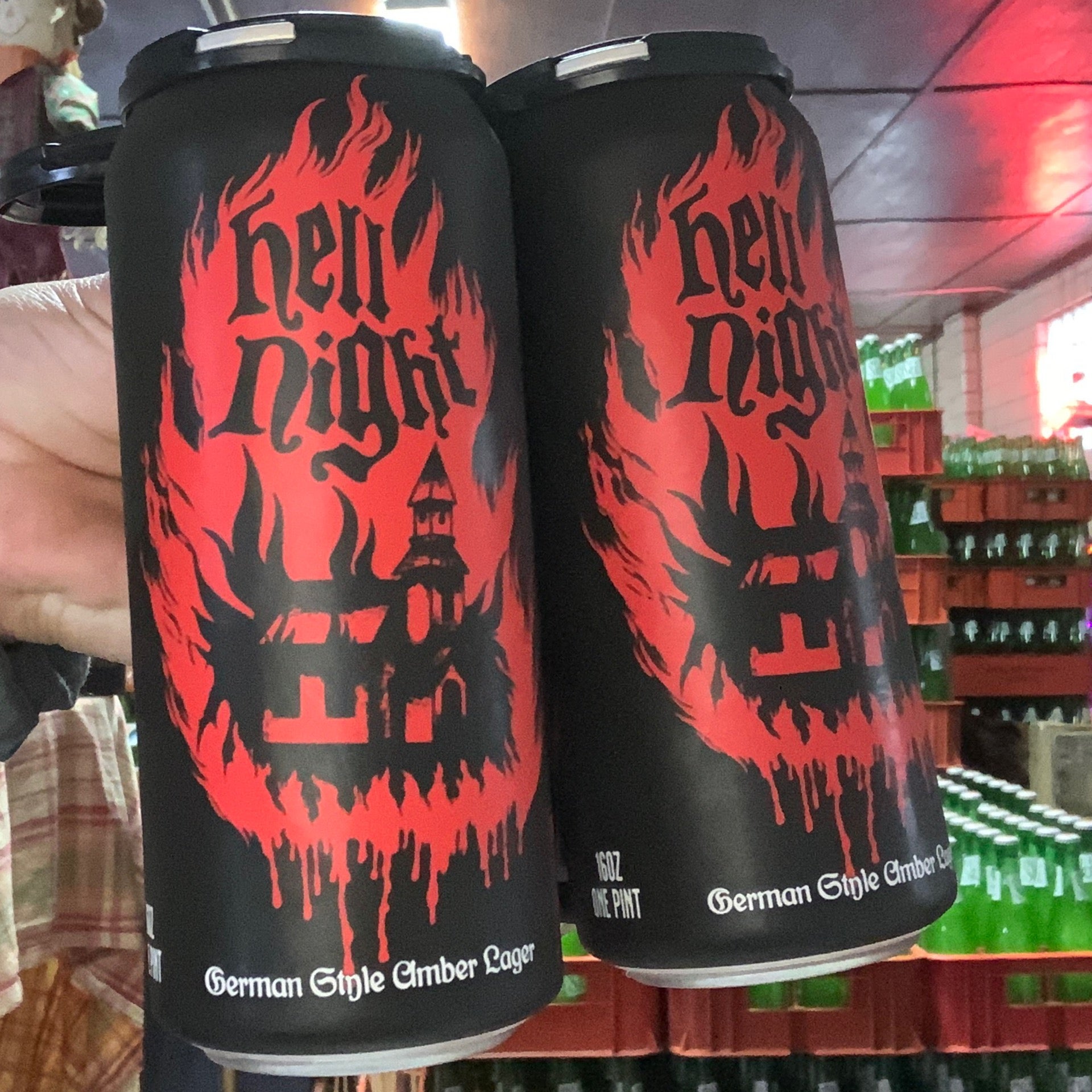 Hell Night - 4 pk 16 oz cans | Excel Bottling & Brewing Company
