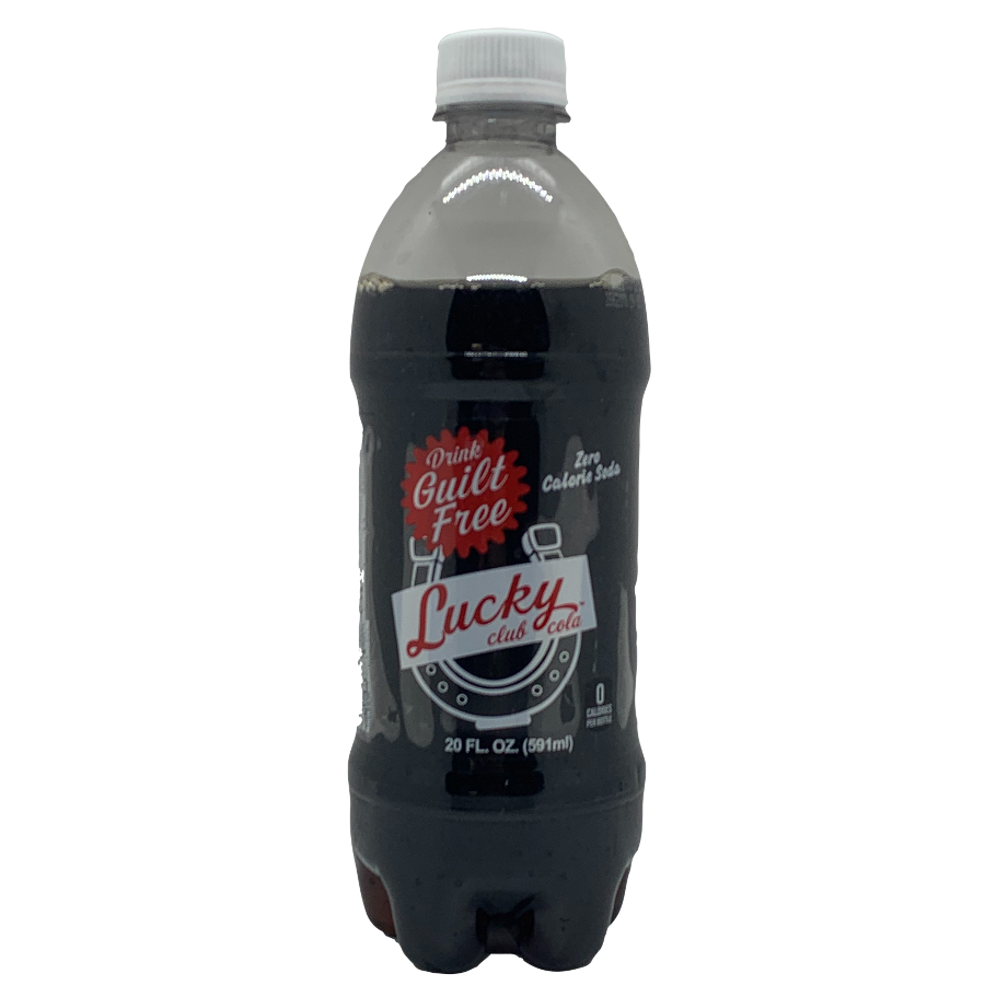 Guilt Free Lucky Club Cola - 24/20 oz. plastic bottles | Excel Bottling ...