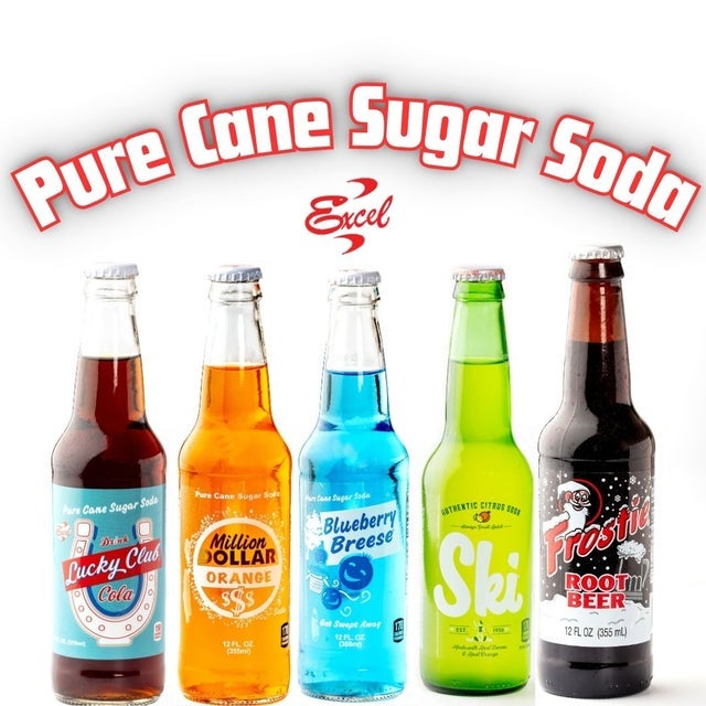 Excel Bottling Pure Cane Sugar Soda | Excel Bottling & Brewing Company
